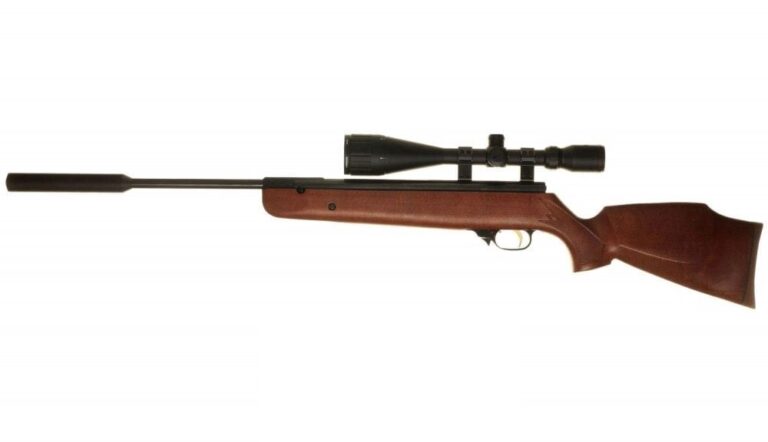 Weihrauch HW90 K .177 Gas Ram Air Rifle with Silencer (Beech) - NEO®