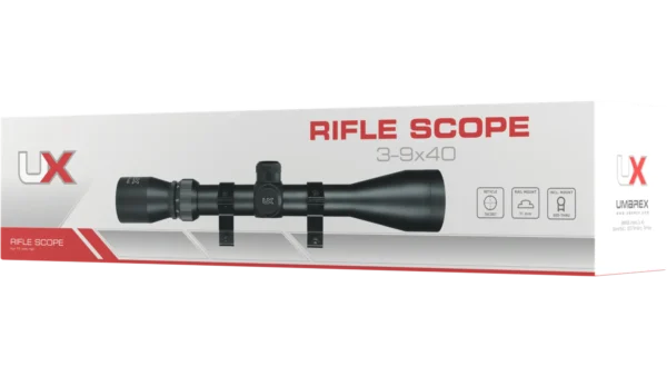 Umarex RS 3-9x40 Rifle Scope with Mounts (11mm Dovetail) - NEO®