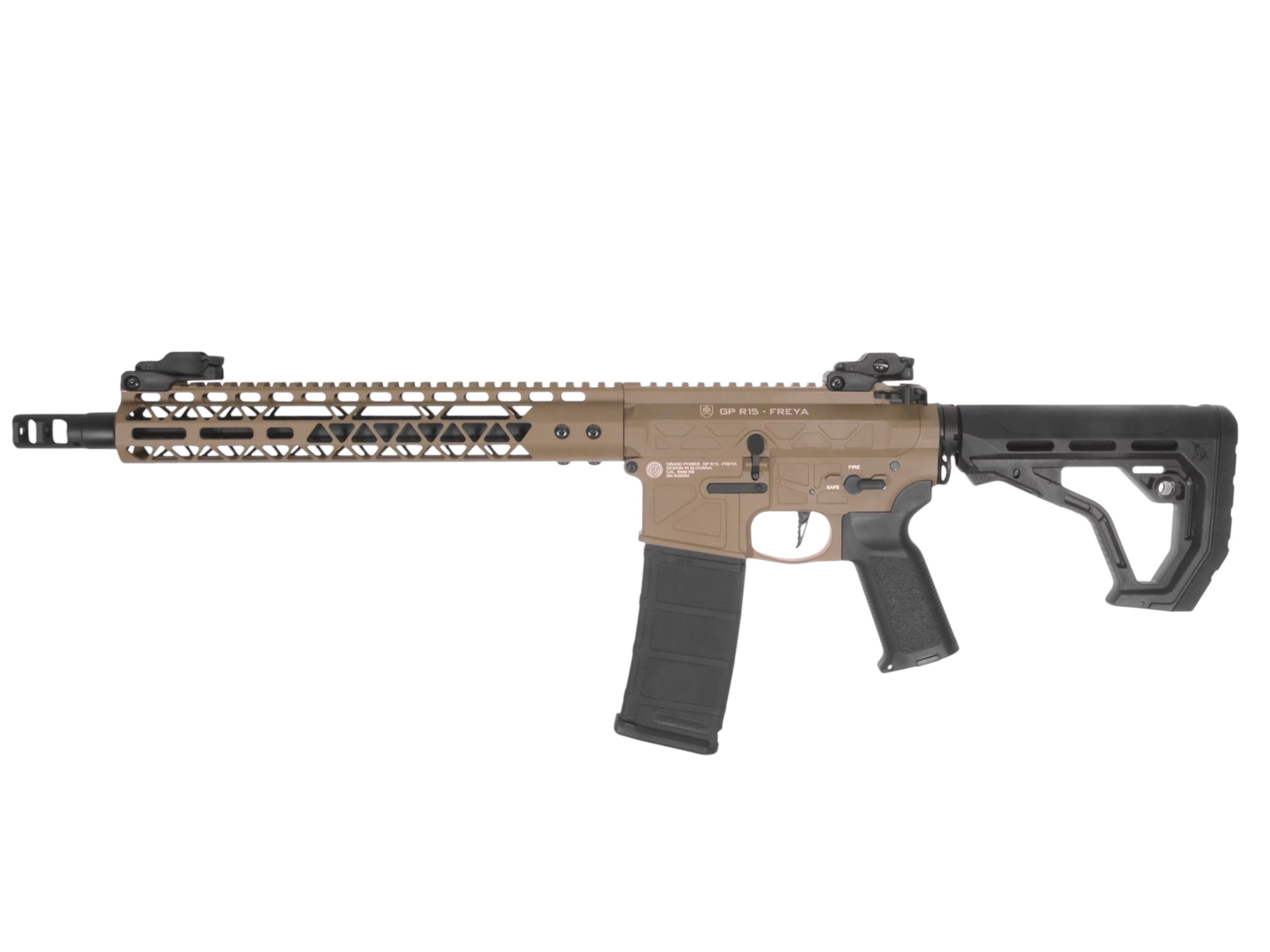 Delta Armory R15 FREYA™ Gen.2 13" AEG Airsoft Rifle (Tan) - NEO®